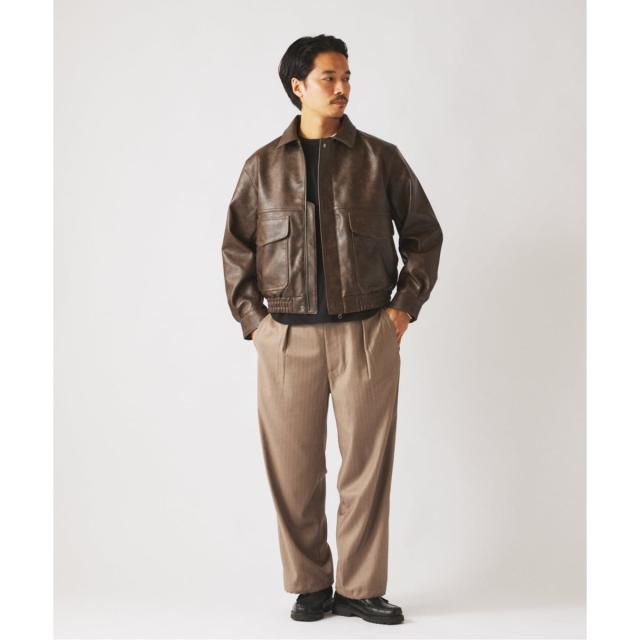 ジャーナルスタンダード レリューム（JOURNAL STANDARD relume）/《予約》フェイクレザー フライトジャケット