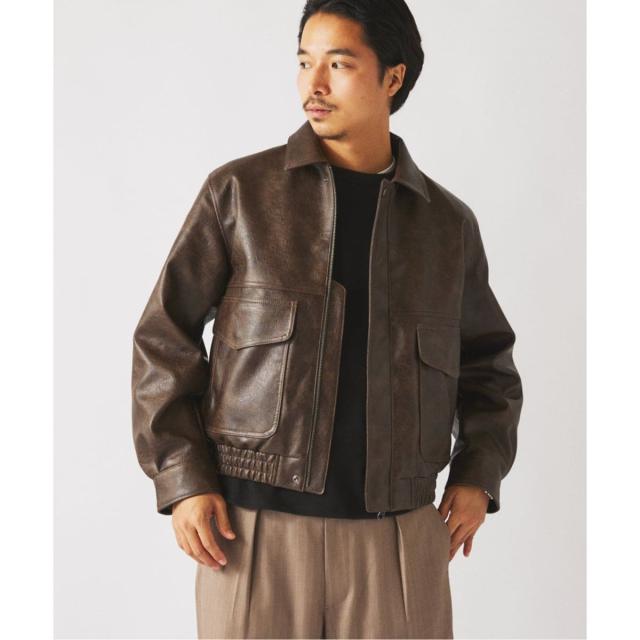 ジャーナルスタンダード レリューム（JOURNAL STANDARD relume）/《予約》フェイクレザー フライトジャケット