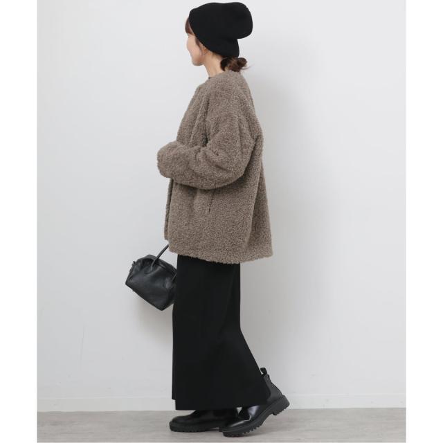 ジャーナルスタンダード レリューム（JOURNAL STANDARD relume）/《WEB限定追加予約2》ボアカラーレスジャケット