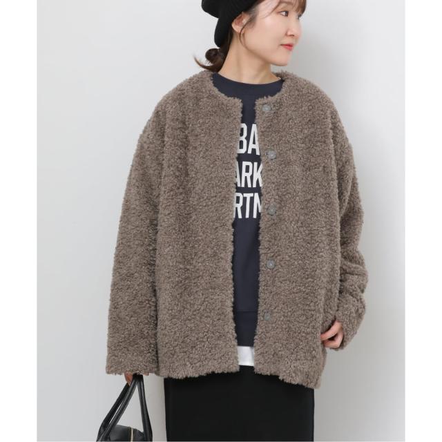 ジャーナルスタンダード レリューム（JOURNAL STANDARD relume）/《WEB限定追加予約2》ボアカラーレスジャケット