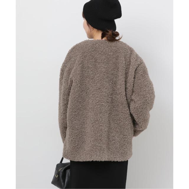 ジャーナルスタンダード レリューム（JOURNAL STANDARD relume）/《WEB限定追加予約2》ボアカラーレスジャケット