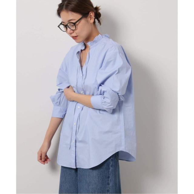 ジャーナルスタンダード レリューム（JOURNAL STANDARD relume）/《追加4》ハイカウントコットンスタンドカラー2way