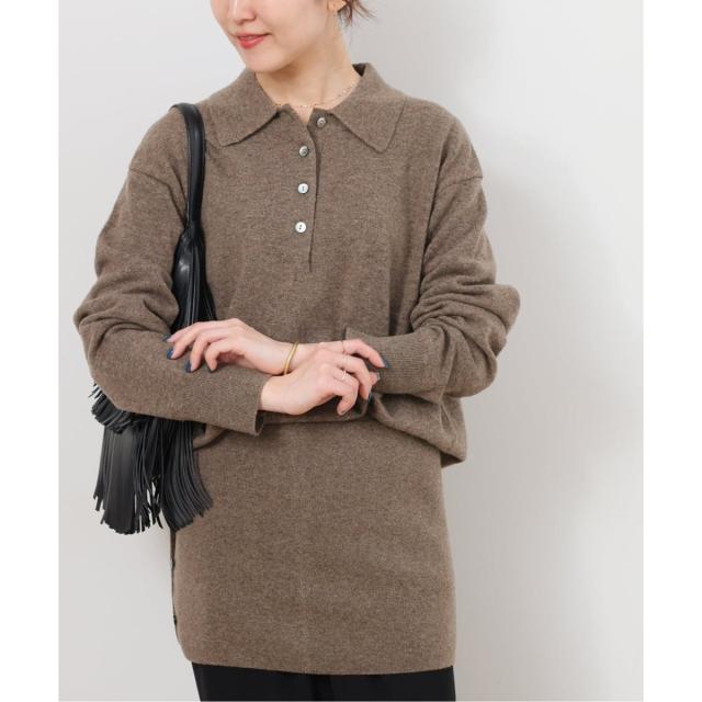 ジャーナルスタンダード レリューム（JOURNAL STANDARD relume）/ウォッシャブルウールポロシャツ