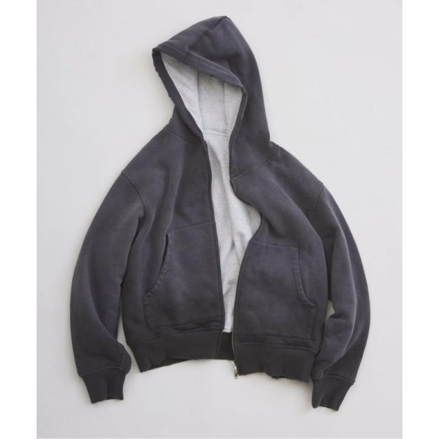 ジャーナルスタンダード レリューム（JOURNAL STANDARD relume）/《予約》ダブルフェイス ワッフル ジップパーカー