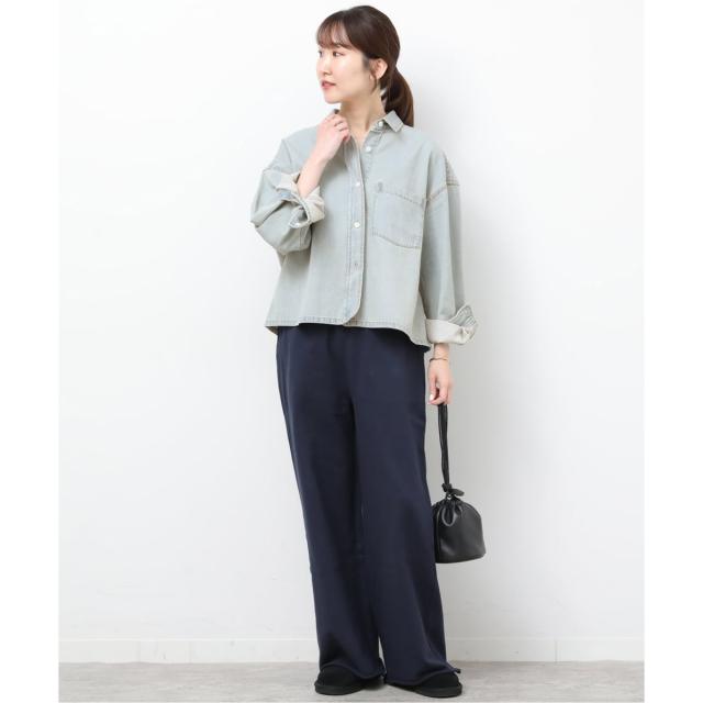 ジャーナルスタンダード レリューム（JOURNAL STANDARD relume）/《予約》クロップドデニムシャツ