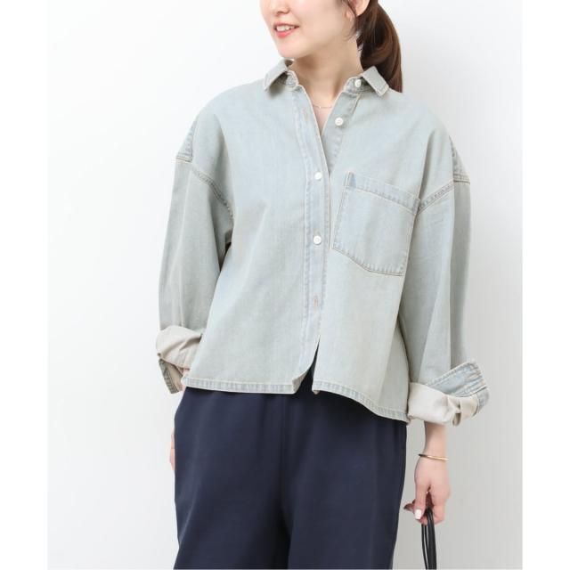 ジャーナルスタンダード レリューム（JOURNAL STANDARD relume）/《予約》クロップドデニムシャツ