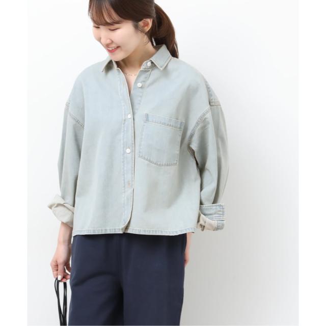 ジャーナルスタンダード レリューム（JOURNAL STANDARD relume）/《予約》クロップドデニムシャツ