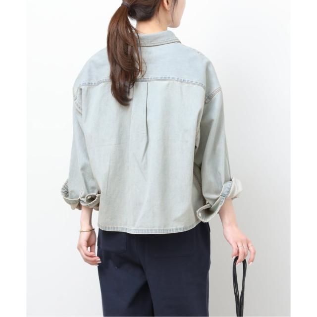 ジャーナルスタンダード レリューム（JOURNAL STANDARD relume）/《予約》クロップドデニムシャツ