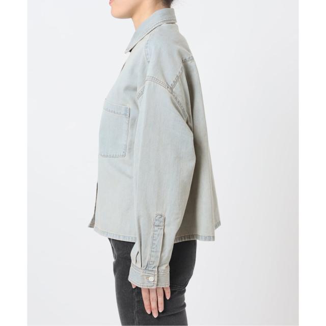 ジャーナルスタンダード レリューム（JOURNAL STANDARD relume）/《予約》クロップドデニムシャツ