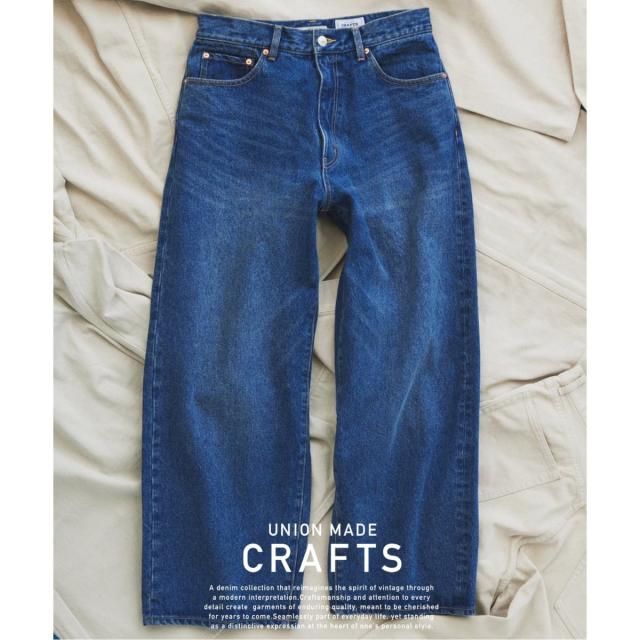 ジャーナルスタンダード レリューム（JOURNAL STANDARD relume）/《予約》クラフトデニム 13．5OZ ワイド ストレート デニム