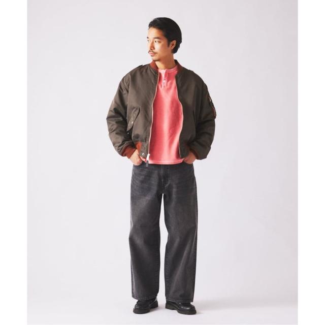 ジャーナルスタンダード レリューム（JOURNAL STANDARD relume）/《予約》クラフトデニム 13．5OZ ワイド ストレート デニム