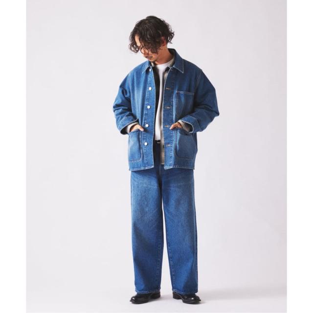 ジャーナルスタンダード レリューム（JOURNAL STANDARD relume）/《予約》クラフトデニム 13．5OZ ワイド ストレート デニム