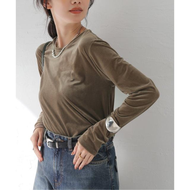 ジャーナルスタンダード レサージュ（journal standard L’essage）/《追加》【金子綾さん着用】ベロアロングスリーブプルオーバー