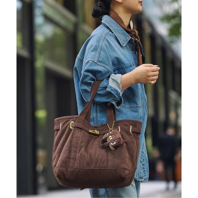 ジャーナルスタンダード レサージュ（journal standard L’essage）/別注【SITA PARANTICA】スエードライクチャームツキトートM