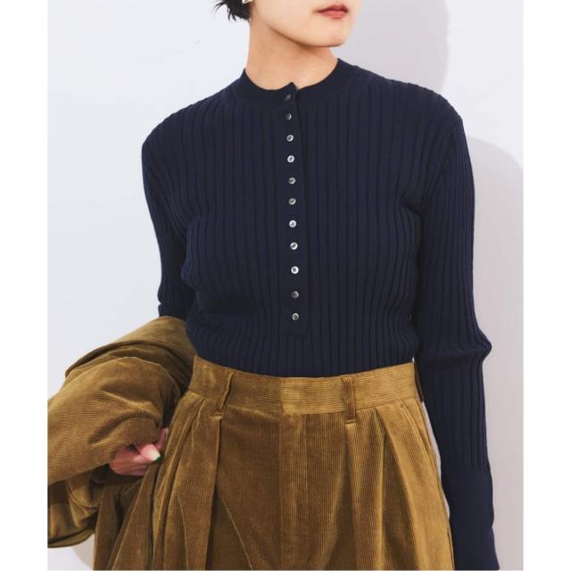 ジャーナルスタンダード レサージュ（journal standard L’essage）/リブヘンリーネックプルオーバー