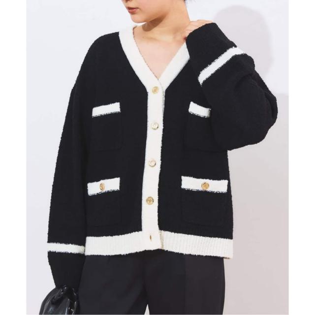 ジャーナルスタンダード レサージュ（journal standard L’essage）/《SP》Smithバイカラーカーディガン