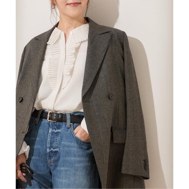 ジャーナルスタンダード レサージュ（journal standard L’essage）/プリーツカラーブラウス