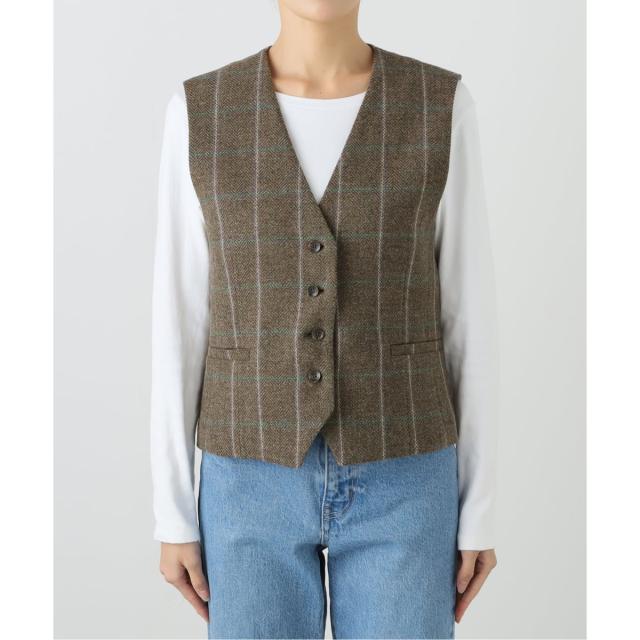 ジャーナルスタンダード レサージュ（journal standard L’essage）/【金子綾さん着用】BRITISH WOOL CHECK ベスト