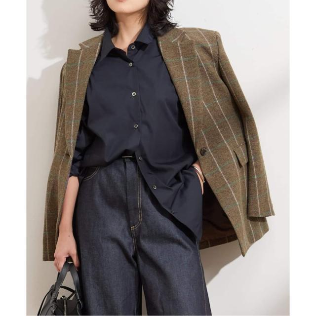 ジャーナルスタンダード レサージュ（journal standard L’essage）/刺しゅうストライプ/無地デザインシャツ