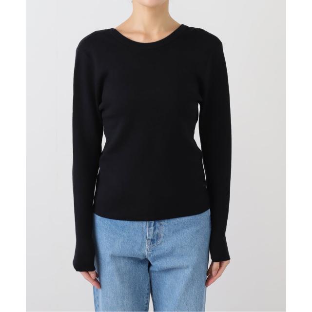 ジャーナルスタンダード レサージュ（journal standard L’essage）/【LOWER】 14G Smooth&Plainstitch Opened Back：ニット