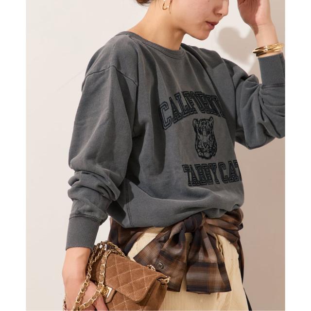 ジャーナルスタンダード レサージュ（journal standard L’essage）/《追加予約2》【MIXTA/ミクスタ】CALIFORNIA TABBY CAT CREW SWEAT