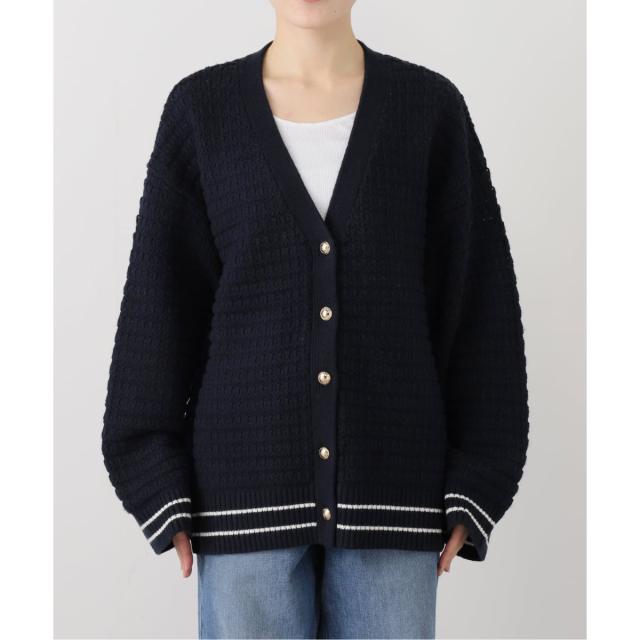【NEW】ジャーナルスタンダード レサージュ（journal standard L’essage）/【GANNI/ガニー】Cotton Wool Mix Boxy Cardigan：ニット
