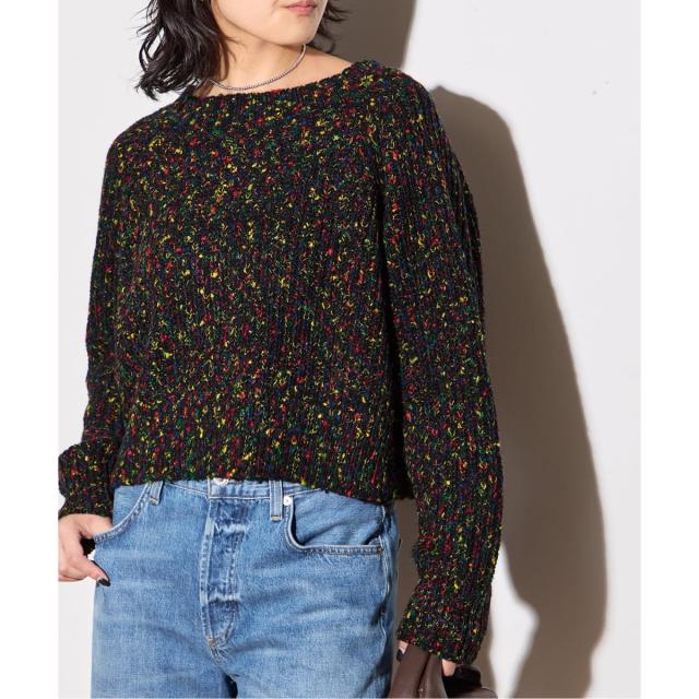 【NEW】ジャーナルスタンダード レサージュ（journal standard L’essage）/MIX YARNショートプルオーバー