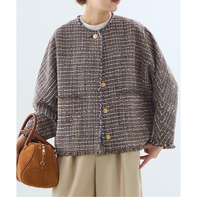 ジャーナルスタンダード レサージュ（journal standard L’essage）/《予約》GIOLICATWEED ドルマンジャケット 2