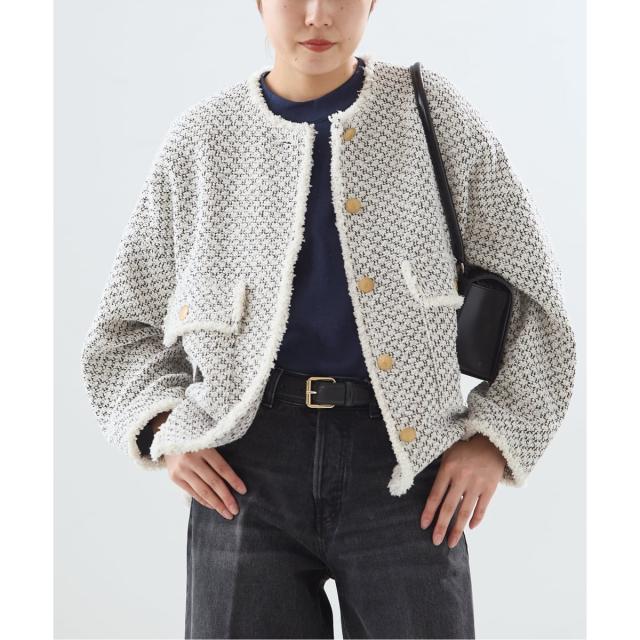 ジャーナルスタンダード レサージュ（journal standard L’essage）/《予約》GIOLICATWEED ドルマンジャケット