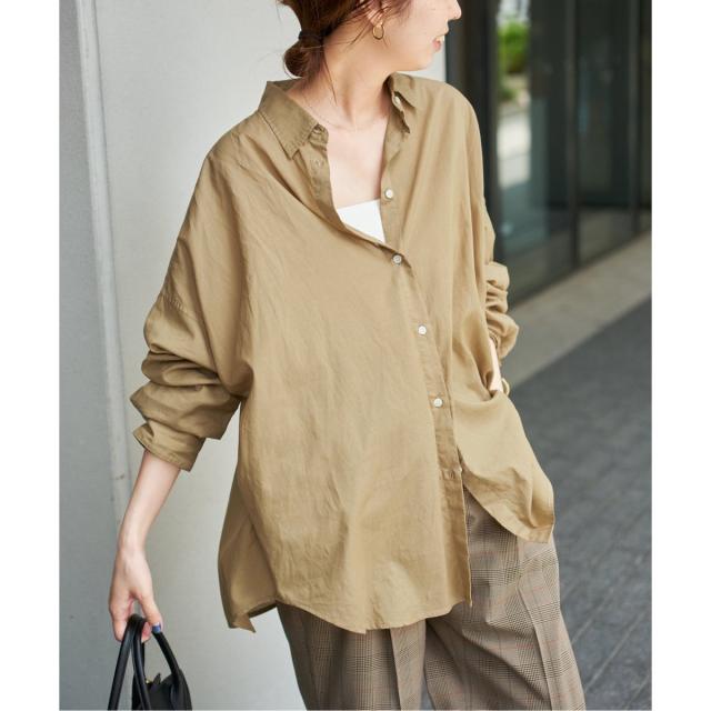 スピック＆スパン（Spick and Span）/《追加》ガーメントダイカシュクールシャツ