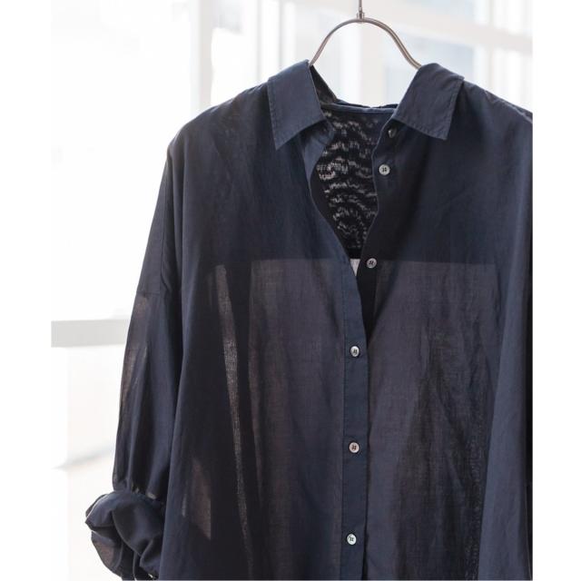 スピック＆スパン（Spick and Span）/《追加》ガーメントダイカシュクールシャツ