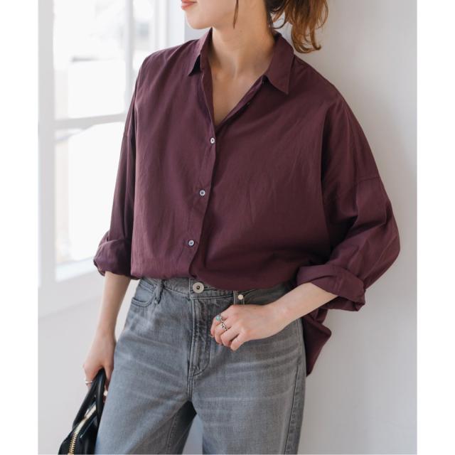 スピック＆スパン（Spick and Span）/《追加》ガーメントダイカシュクールシャツ