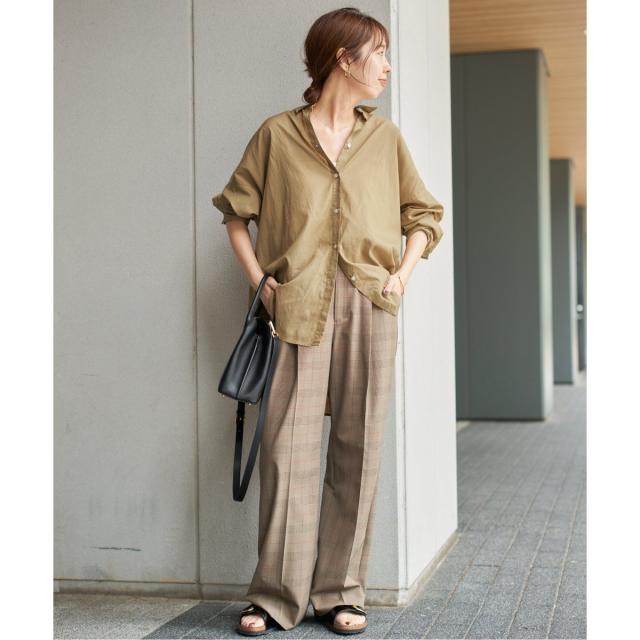 スピック＆スパン（Spick and Span）/《追加》ガーメントダイカシュクールシャツ