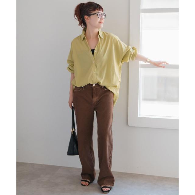 スピック＆スパン（Spick and Span）/《追加》ガーメントダイカシュクールシャツ