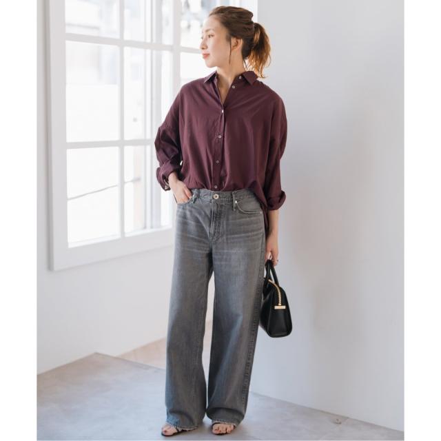 スピック＆スパン（Spick and Span）/《追加》ガーメントダイカシュクールシャツ