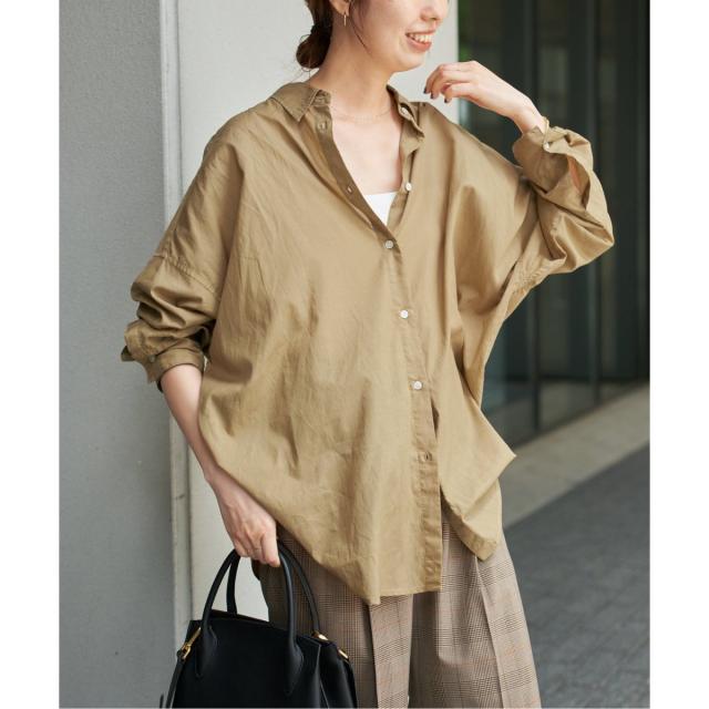 スピック＆スパン（Spick and Span）/《追加》ガーメントダイカシュクールシャツ