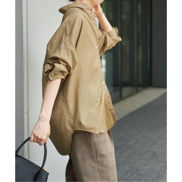 スピック＆スパン（Spick and Span）/《追加》ガーメントダイカシュクールシャツ