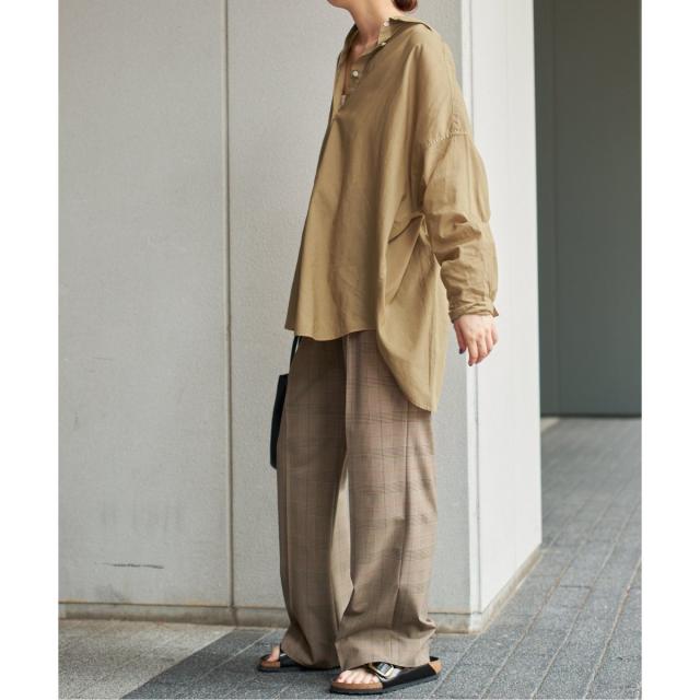 スピック＆スパン（Spick and Span）/《追加》ガーメントダイカシュクールシャツ