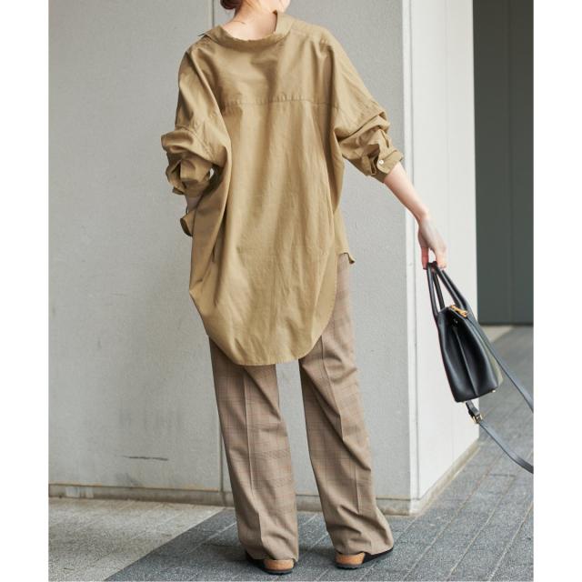 スピック＆スパン（Spick and Span）/《追加》ガーメントダイカシュクールシャツ