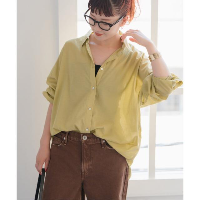 スピック＆スパン（Spick and Span）/《追加》ガーメントダイカシュクールシャツ