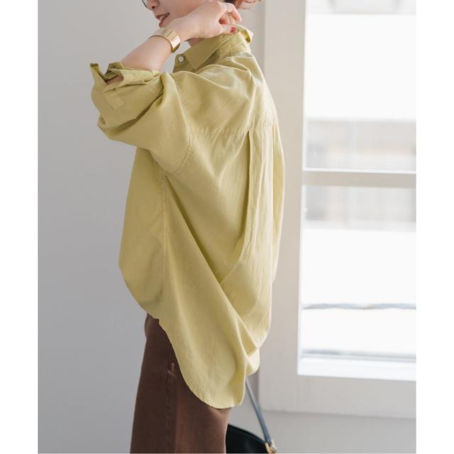 スピック＆スパン（Spick and Span）/《追加》ガーメントダイカシュクールシャツ