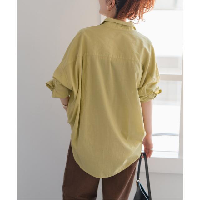 スピック＆スパン（Spick and Span）/《追加》ガーメントダイカシュクールシャツ