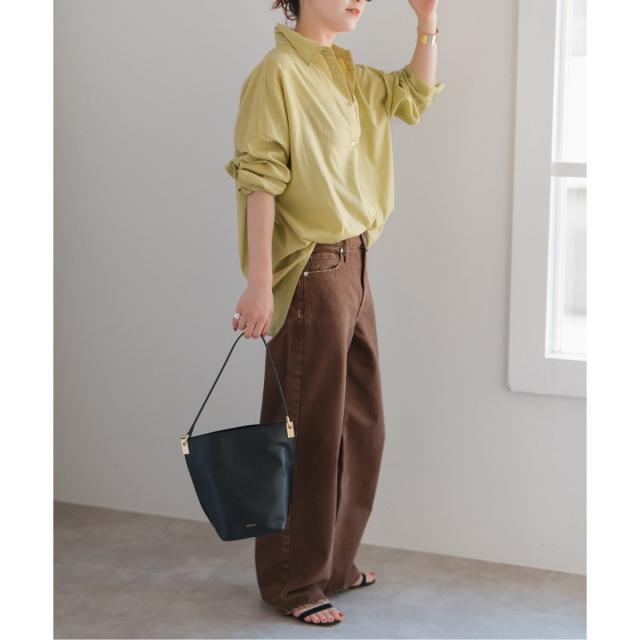 スピック＆スパン（Spick and Span）/《追加》ガーメントダイカシュクールシャツ