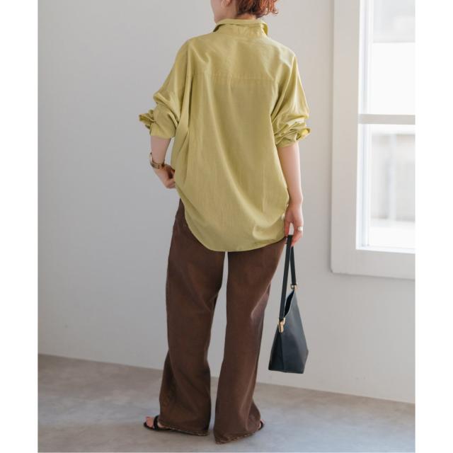 スピック＆スパン（Spick and Span）/《追加》ガーメントダイカシュクールシャツ