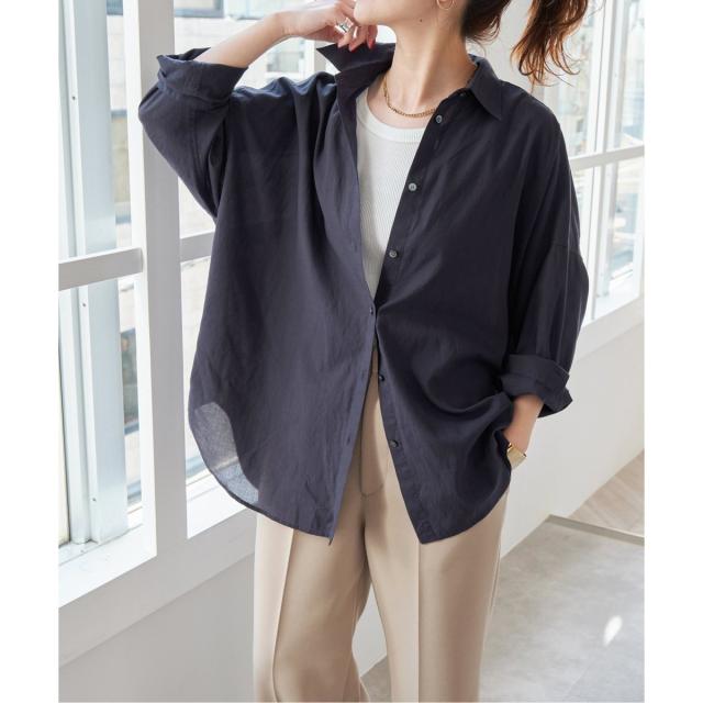 スピック＆スパン（Spick and Span）/《追加》ガーメントダイカシュクールシャツ