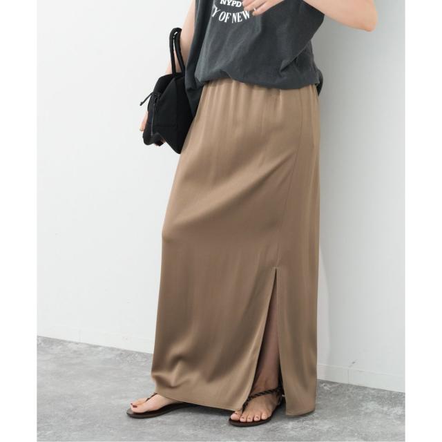 スピック＆スパン（Spick and Span）/《追加》サテンイージースカート