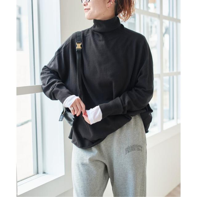 スピック＆スパン（Spick and Span）/コットンバルキーヤーンルーズタートルプルオーバー