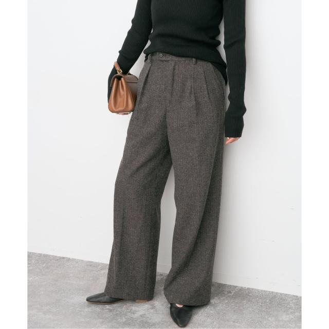 スピック＆スパン（Spick and Span）/ツイードタックパンツ