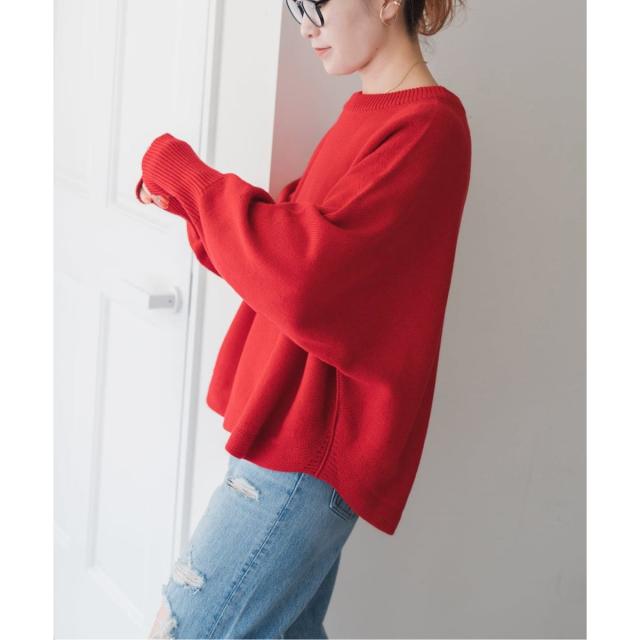 スピック＆スパン（Spick and Span）/《追加2》バルキーヤーンドルマンロングリブニット