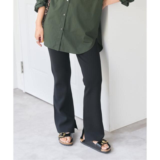 スピック＆スパン（Spick and Span）/フレアニットパンツ